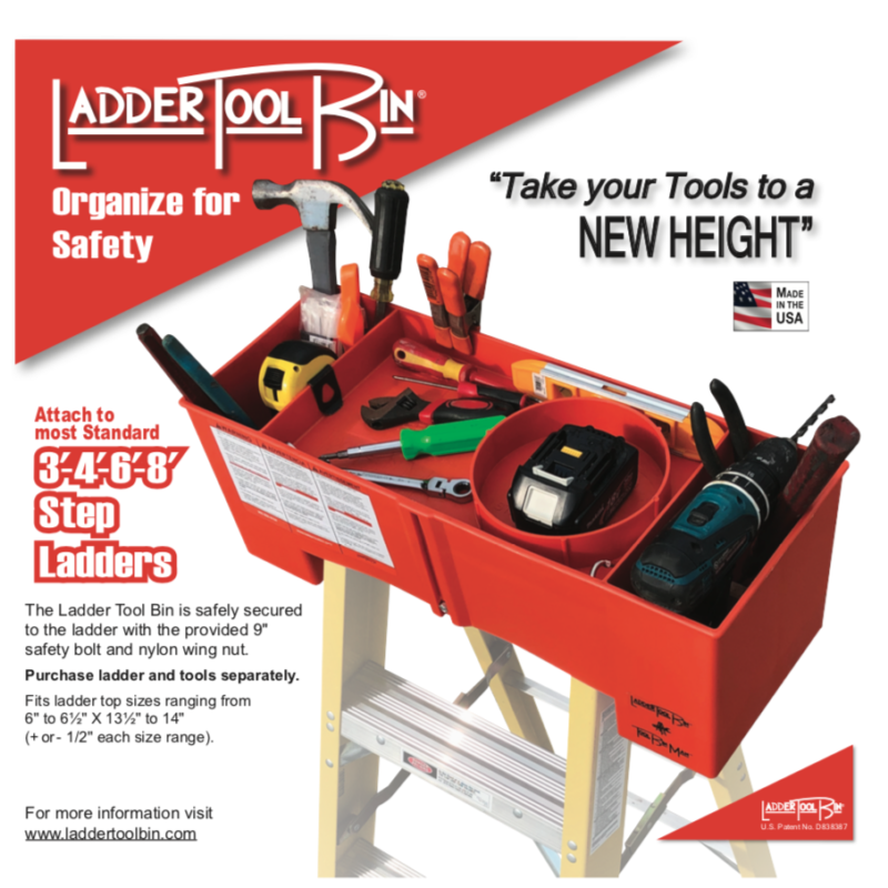 The NEW Ladder Tool Bin | Part # LTB-1317 - Aerial Tool Bin | Aerial ...